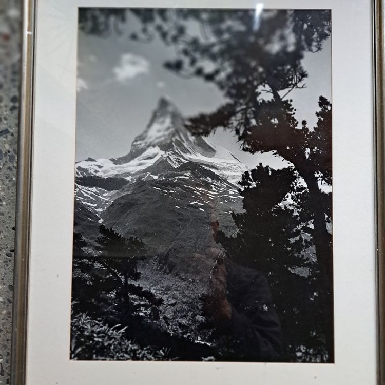 Foto Wallis Zermatt Matterhorn gerahmt, schwarz-weiss (Gebraucht) in Rosshäusern für CHF 35 ...