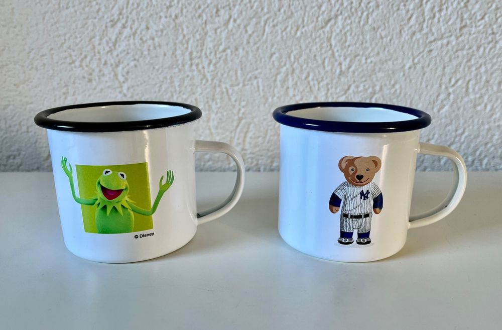 🎁 Duo de mugs Oris Kermit et Bear neufs 🎁 (Neu (gemäss Beschreibung ...
