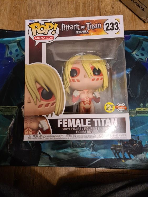 Funko Pop - Female Titan - SNK - Attack on Titan - GITD (Neu und ...