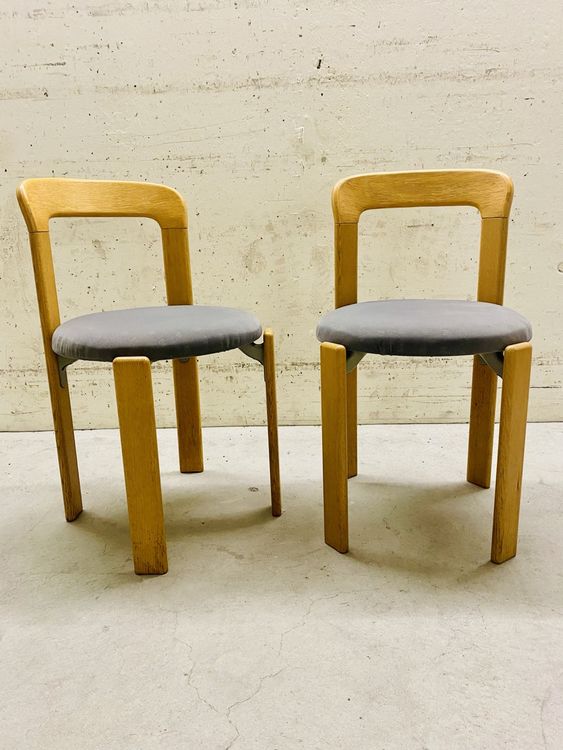 2er Set Rey Stühle von Bruno Rey für Dietiker 1970er (Gebraucht) in Winterthur für CHF 153 – nur ...