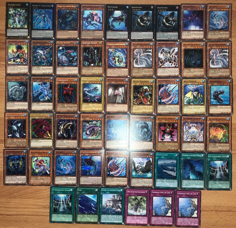 YuGiOh Wasser Deck Set 51 Karten | Kaufen auf Ricardo