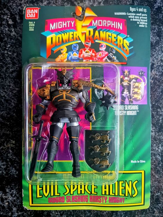 Action Figur Knasty Knight Power Rangers 1994 Vintage Bandai (Neu und originalverpackt) in ...