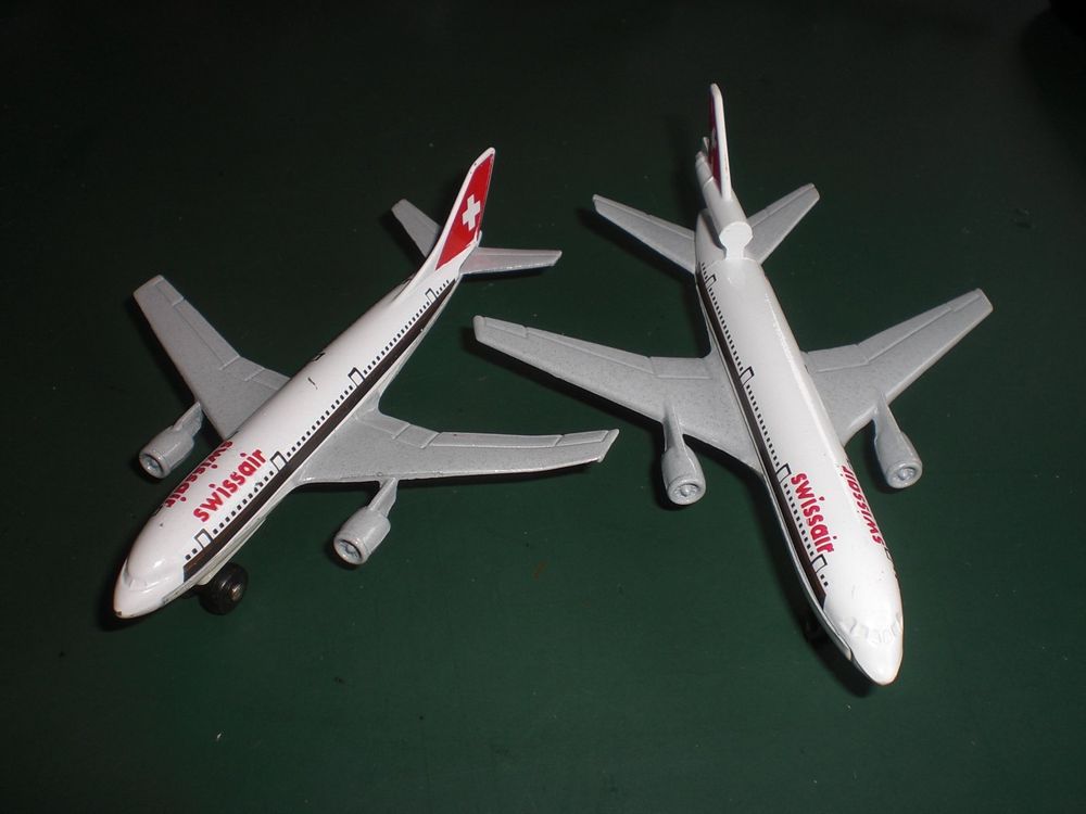 Swissair A300 & DC 10 - Matchbox / Sammlerstück (Gebraucht) in ...