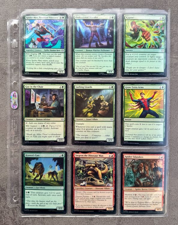 58 Foil Commons Marvel's Spider-Man NM (Neu (gemäss Beschreibung)) in Rechthalten für CHF 6 ...