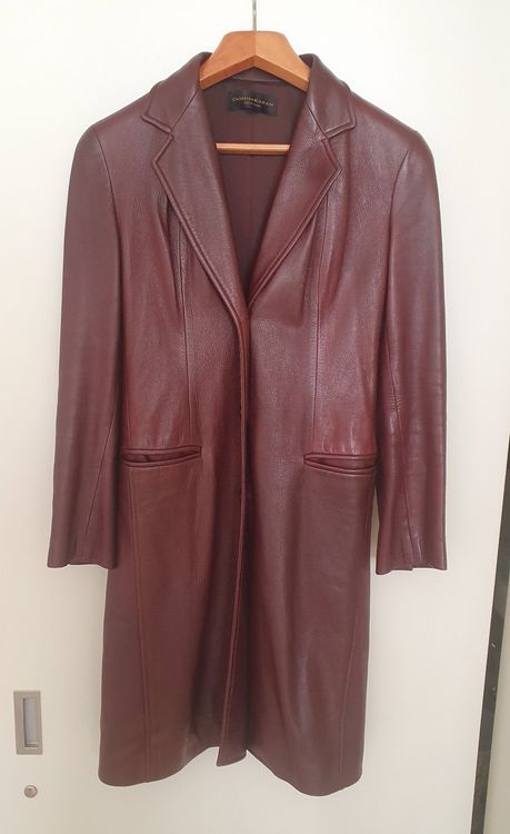 Donna Karan langer Ledermantel | Kaufen auf Ricardo