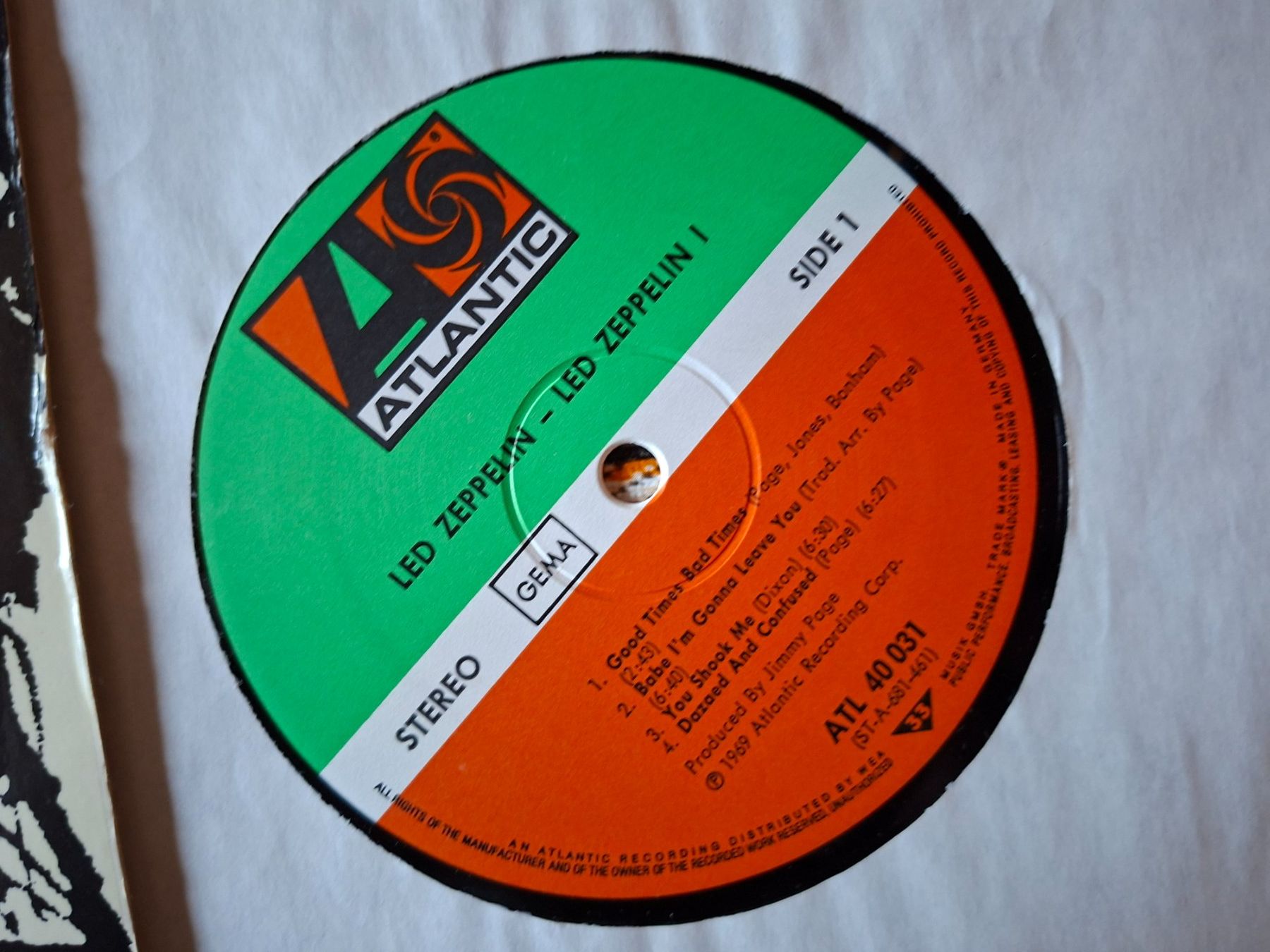 LP Led Zeppelin Debut Album VG+/VG+ TOP Zustand (Gebraucht) in Burg AG ...