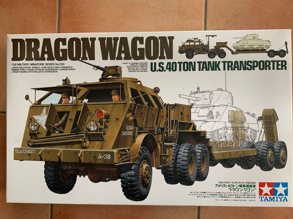Maquette Tamiya Dragon Wagon Tank Transporter 1/35 (Neu und originalverpackt) in Chanéaz für CHF ...