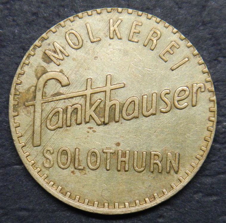 Jeton * Solothurn Molkerei Fankhauser * 1/2 Liter Milch | Kaufen auf Ricardo