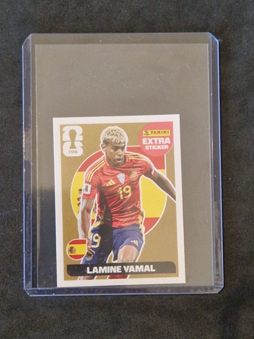 Panini FIFA 2026 Extra Sticker - Lamine Yamal - GOLD! (Neu (gemäss ...