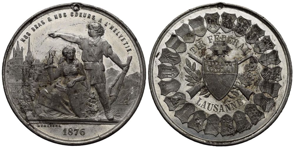 1876 Lausanne Tir Federal, Ri:1562d,1033 | Kaufen auf Ricardo