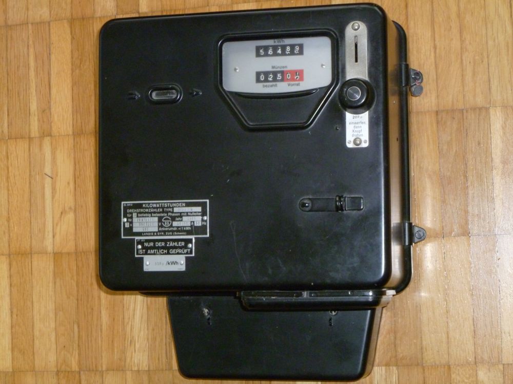 Münzautomat LANDIS & GYR, Zug, 20 Rappen, antik (Gebraucht) in Luzern für CHF 59 – mit Lieferung ...