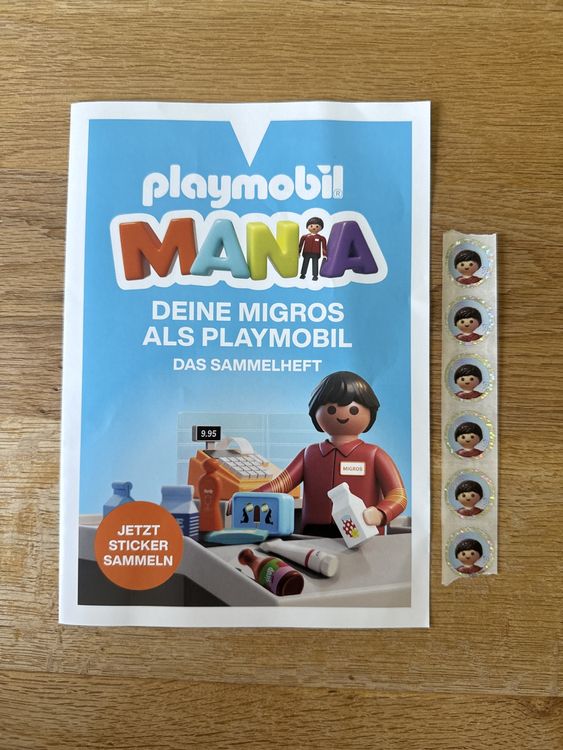 Migros playmobil Mania Sticker (Neu und originalverpackt) in Knonau für ...