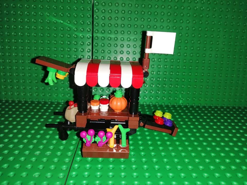 Le stand du marchand médiéval Lego (Gebraucht) in für CHF 31 – mit ...