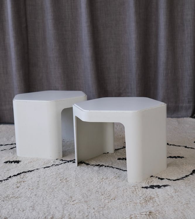 2 Hexagon side tables by Peter Ghyzcy for Form + Life (Gebraucht) in Bern für CHF 120 – nur ...