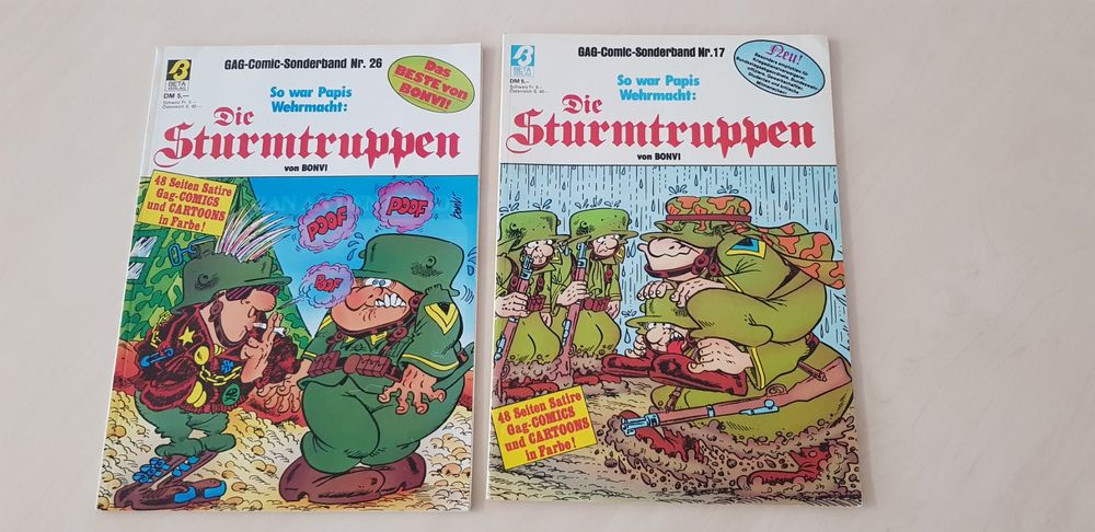 2 X Comics Bänder DIE STURMTRUPPEN von Bonvi (Gebraucht) in Nürensdorf ...