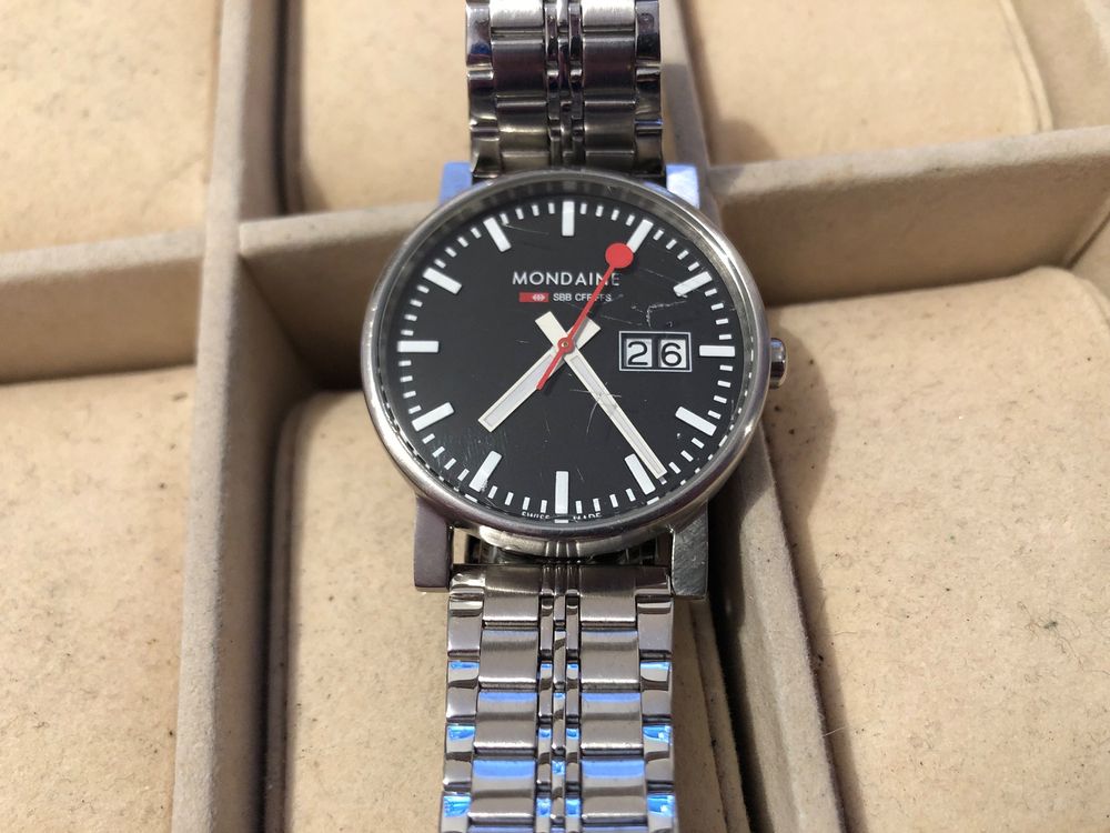 Montre Modaine CFF SBB homme fonctionne 35mm (D'occasion) à pour CHF 33 ...