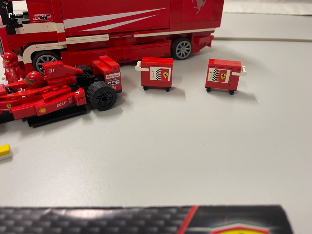 LEGO Racers 8185 - Ferrari F1 Rennautos & Truck (Gebraucht) in für CHF ...