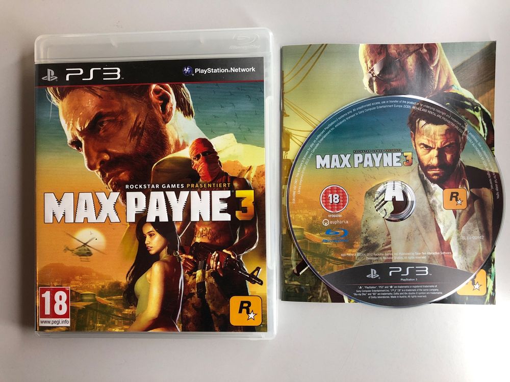 Max Payne 3 - PS3 (Gebraucht) in St.gallen für CHF 4 – mit Lieferung ...