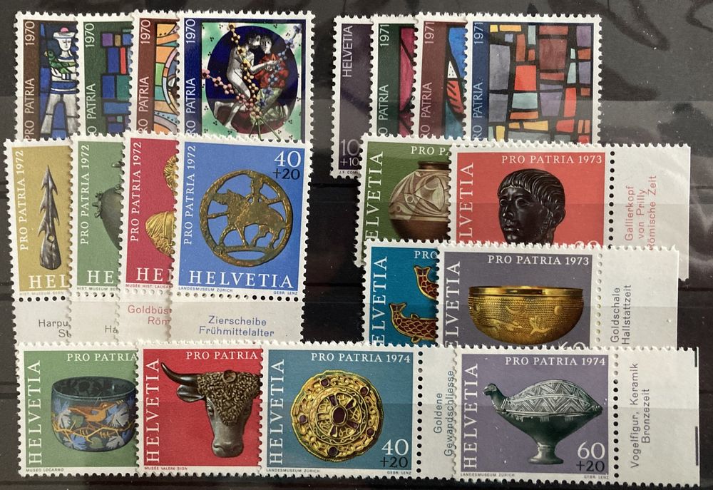 1970-1974, PP Sätze postfrisch (**) Sammlung oder Frankatur (Neu (gemäss Beschreibung)) in ...