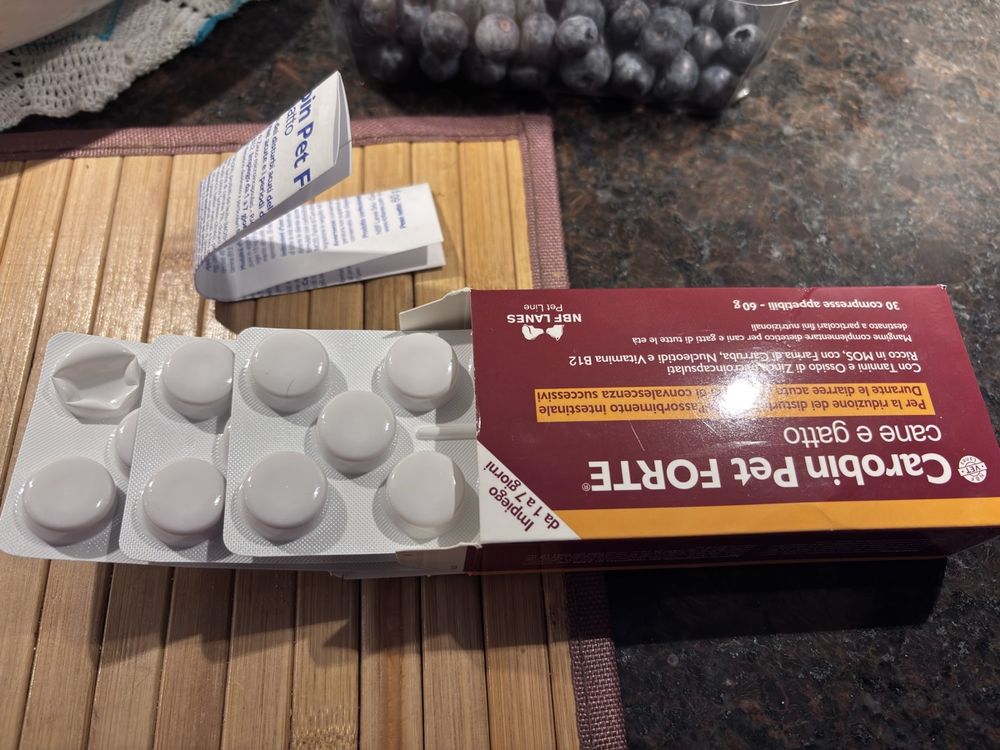 NEW Carobin Pet FORTE - Diarrhea Supplement cat-dog (Neu (gemäss ...