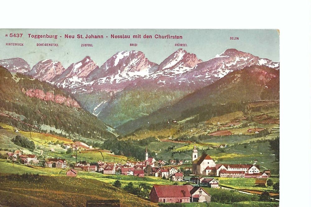 AUSVERKAUF Toggenburg Neu St. Johann 1912 Nesslau Churfirste (Gebraucht) in Thun für CHF 1.05 ...