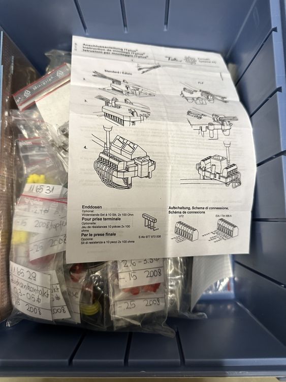 Printplatten IT-Material Buchsen + Stiftenleisten 2+3polige (Gebraucht ...