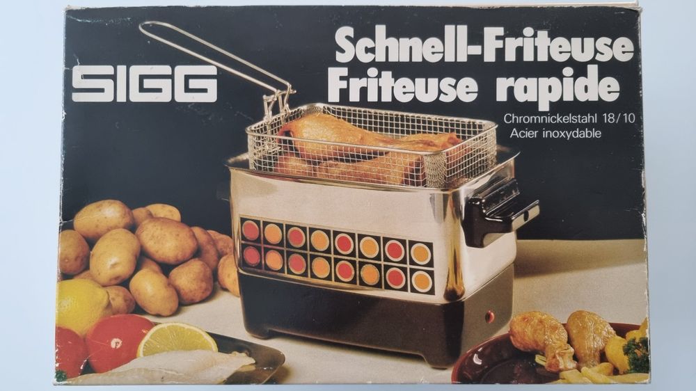 Retro Fritteuse SIGG, 70er Jahre, Kult Design | Kaufen auf Ricardo