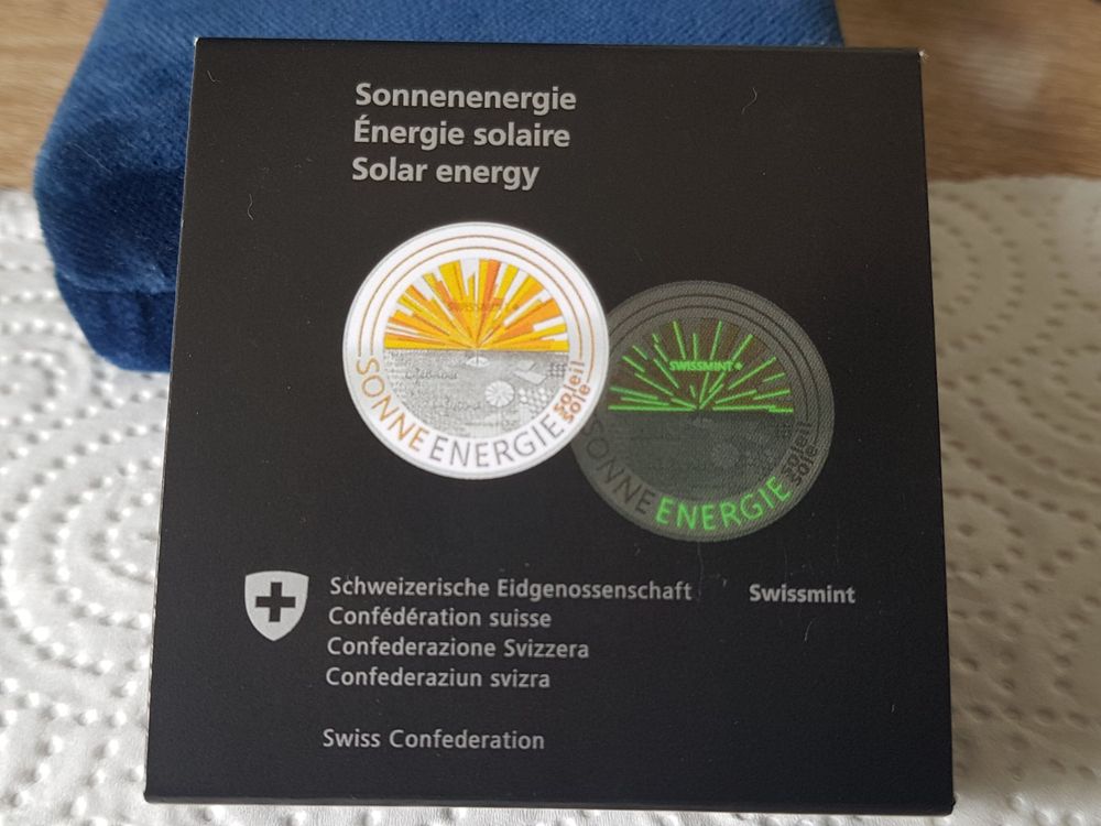 Schweiz 20 Franken 2022 Sonnenenergie (Neu und originalverpackt) in Kleindöttingen für CHF 110 ...