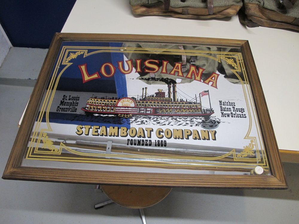 Wand / Spiegelbild " Lousianna " mit Stemboat 1869 (Gebraucht) in ...