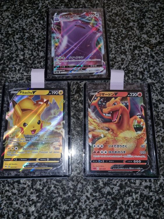Charizard & Pikachu V, Ditto Vmax - Pokemon | Acheter sur Ricardo