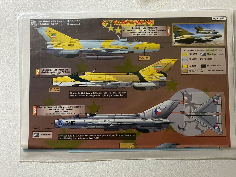 1/48 SKY GUARDIANS AZTEC DECALS | Kaufen auf Ricardo