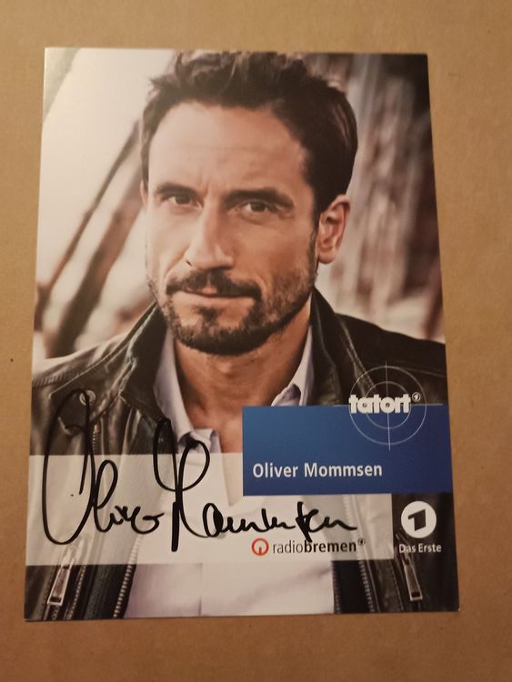 Oliver Mommsen - signiert Autogrammkarte Tatort (Gebraucht) in Menziken ...