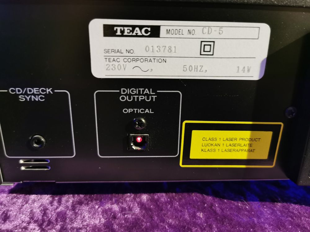 TEAC CD-5 Vintage Highend-CD-Player - TOP Zustand !! (Gebraucht) in Lyssach für CHF 320 – mit ...