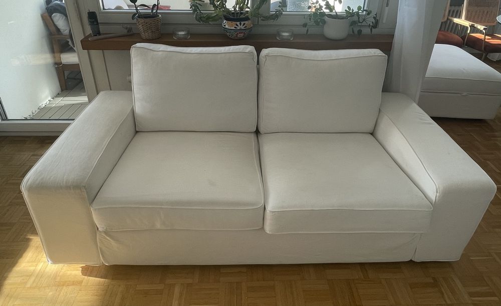 IKEA Kivik 2er-Sofa + Hocker mit Stauraum (Gebraucht) in Basel für CHF 39 – nur Abholung auf ...