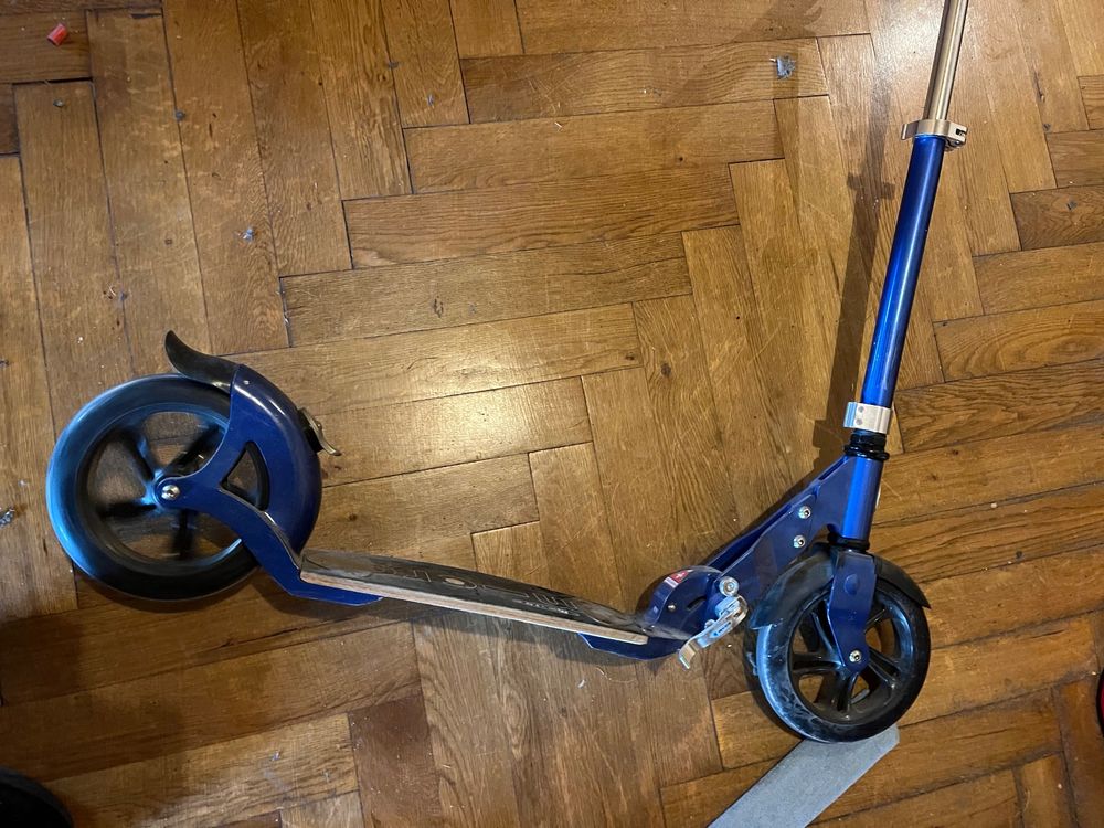 Trottinette micro bleue maman garage | Kaufen auf Ricardo