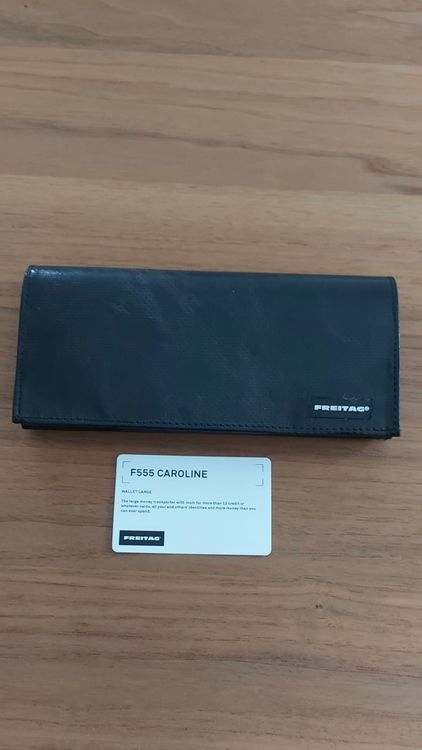 Freitag Caroline F555 Wallet L / BLACK-Rubinrot / NEU!!! (Neu und ...