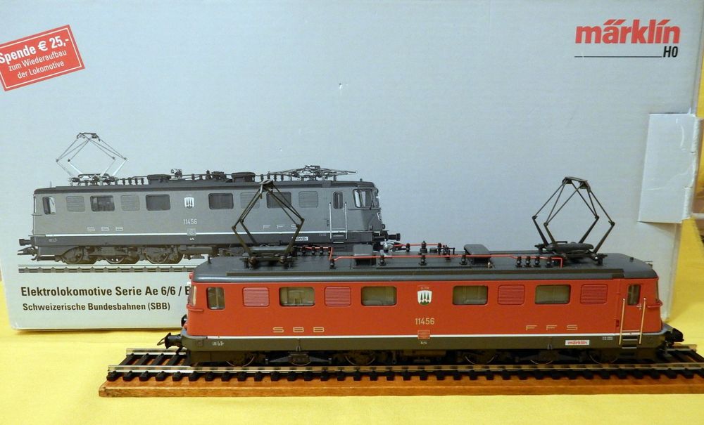 HO - Märklin - CFF/SBB Loc - El. Ae 6/6 - 11456 "Olten" | Acheter sur ...