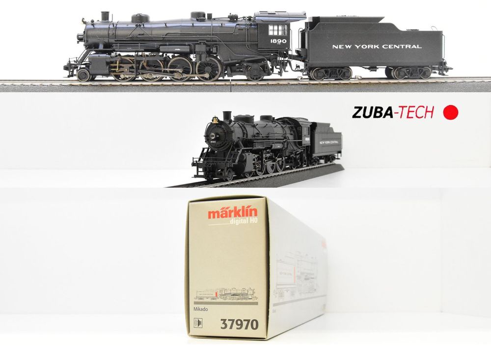Märklin 37970 Dampflok 2-8-2 Mikado NYC H0 WS Digital OVP (Gebraucht ...