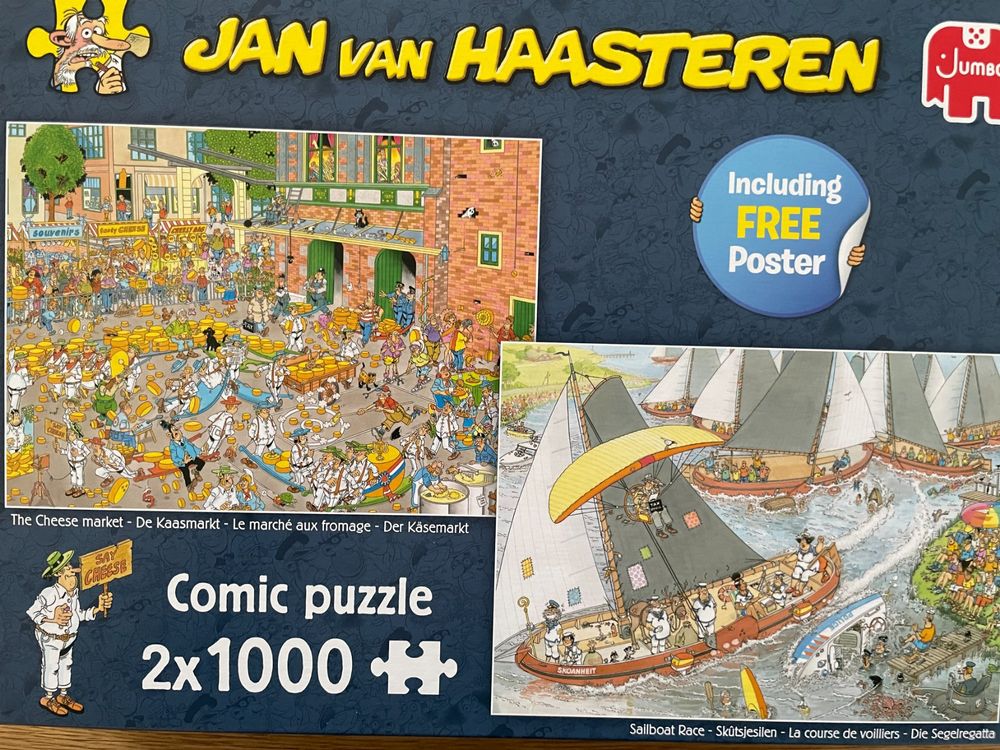 Puzzles JAN van HAASTEREN 2 x 1000 Teile | Kaufen auf Ricardo