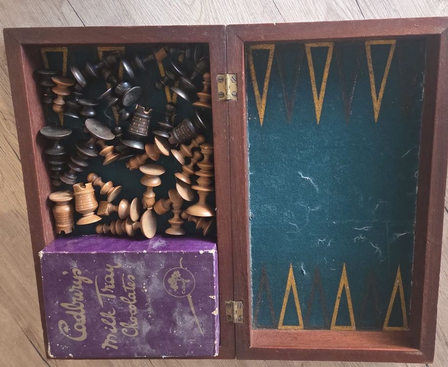 Échecs et Backgammon vintage - Jeu de voyage complet! (Gebraucht) in ...