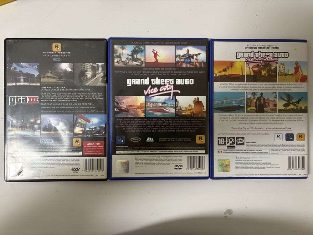 3x GTA ps2 ( VC, VC stories, LC) (Gebraucht) in Lausanne für CHF 30 ...