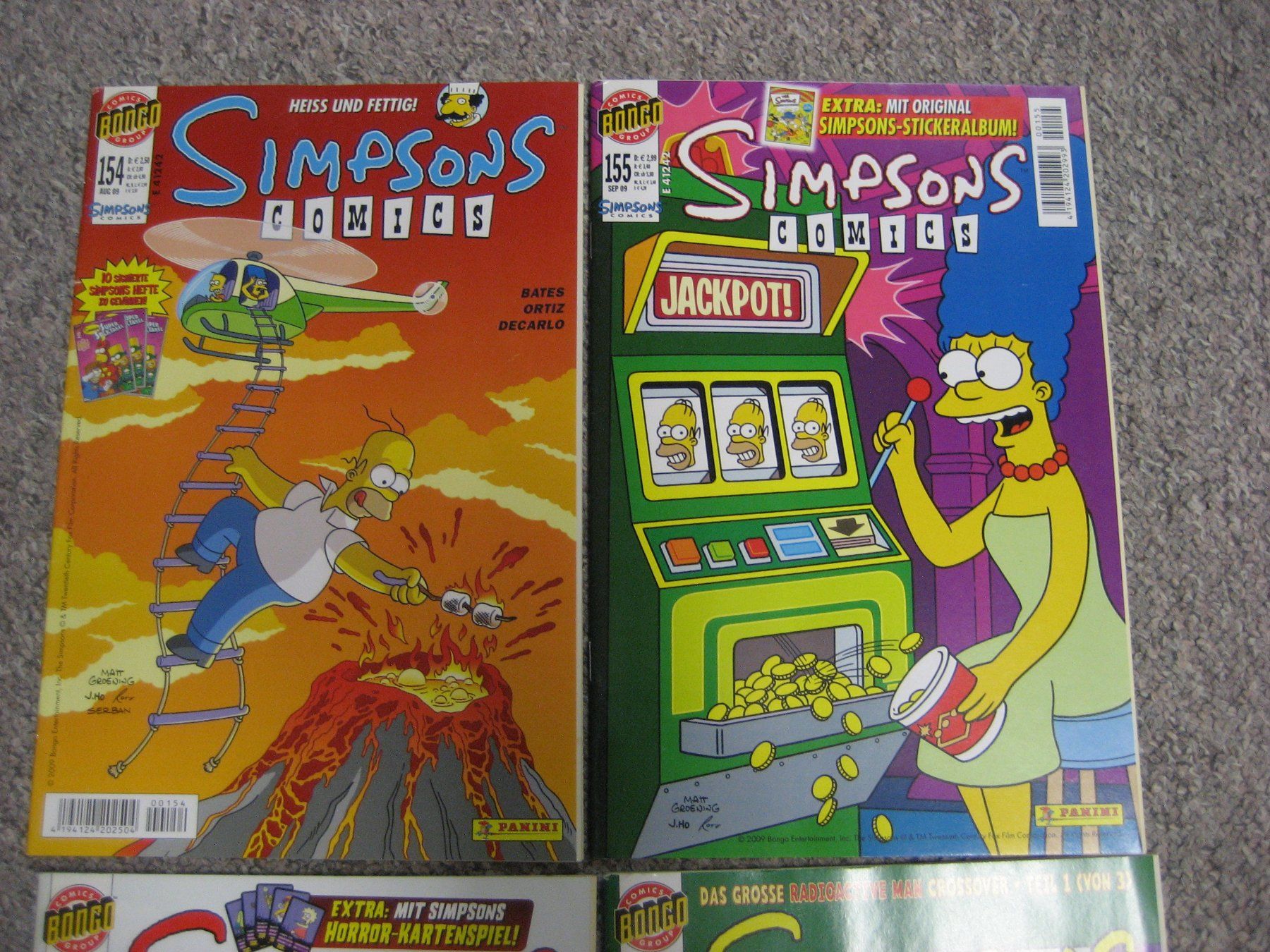 Simpsons Comic 154,155,156,157 (Gebraucht) in Bottighofen für CHF 10 ...