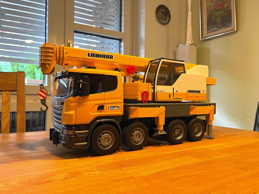 Bruder Scania R Serie Liebherr Kran Lkw Kaufen Auf Ricardo