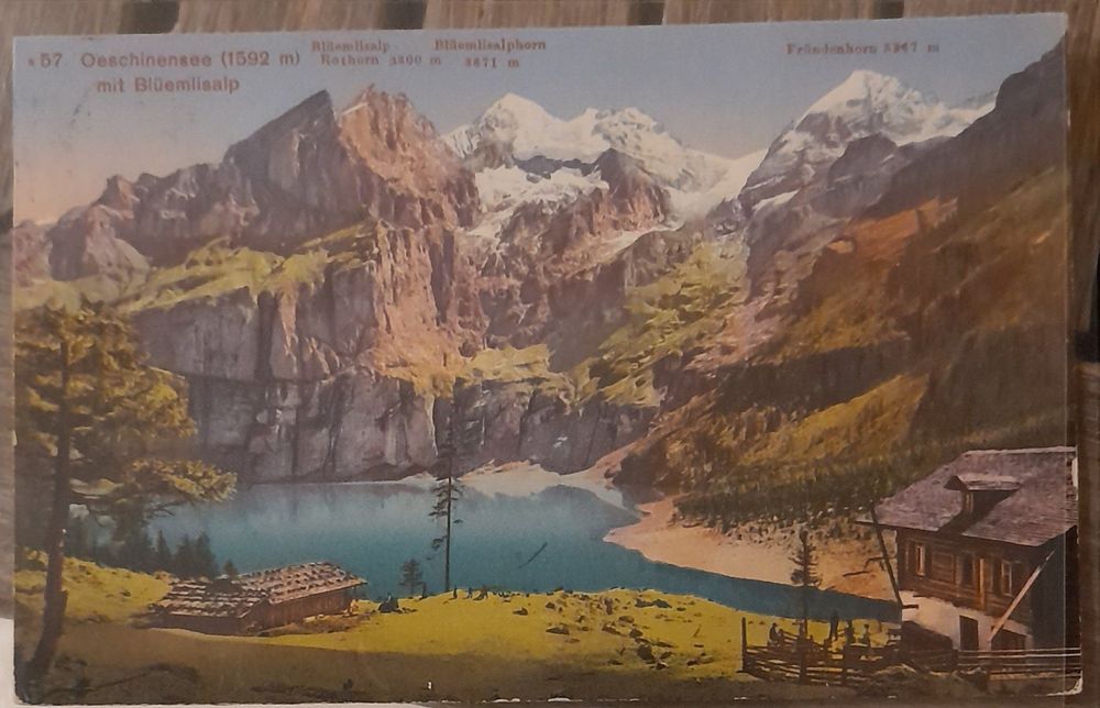 Oeschinensee mit Blüemlisalp (Gebraucht) in Balgach für CHF 1 – mit Lieferung auf Ricardo kaufen