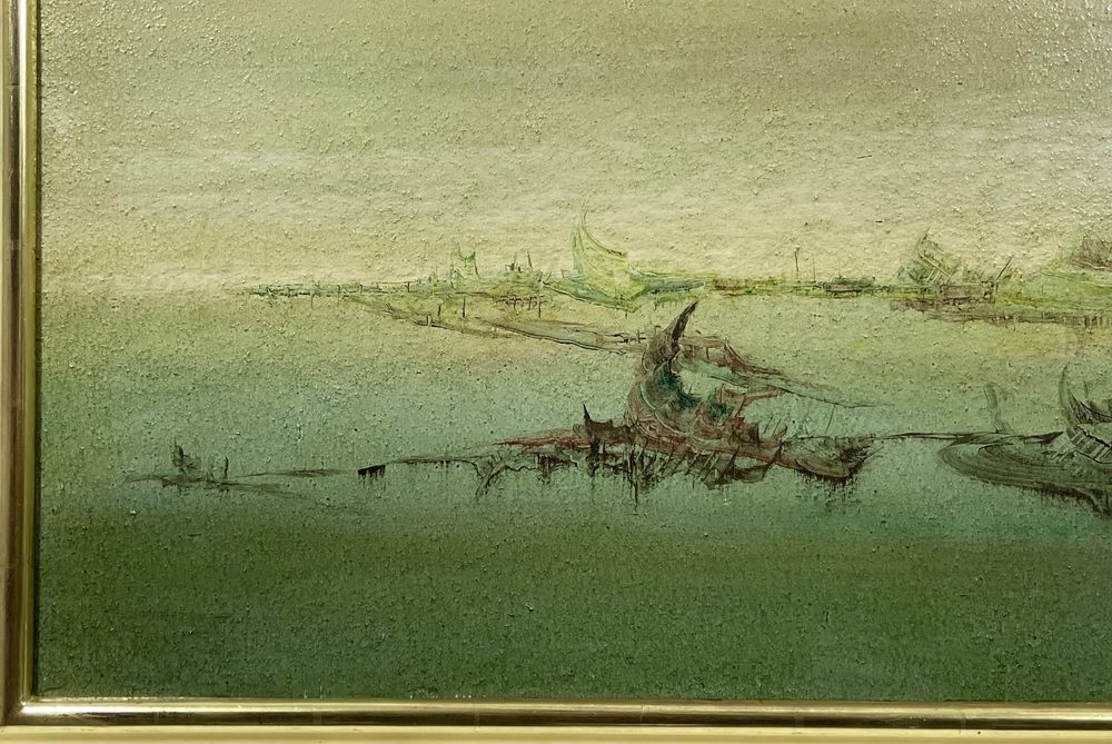 Luigi Crippa (1921-2006) grosses Gemälde (Gebraucht) in Root für CHF 35 ...