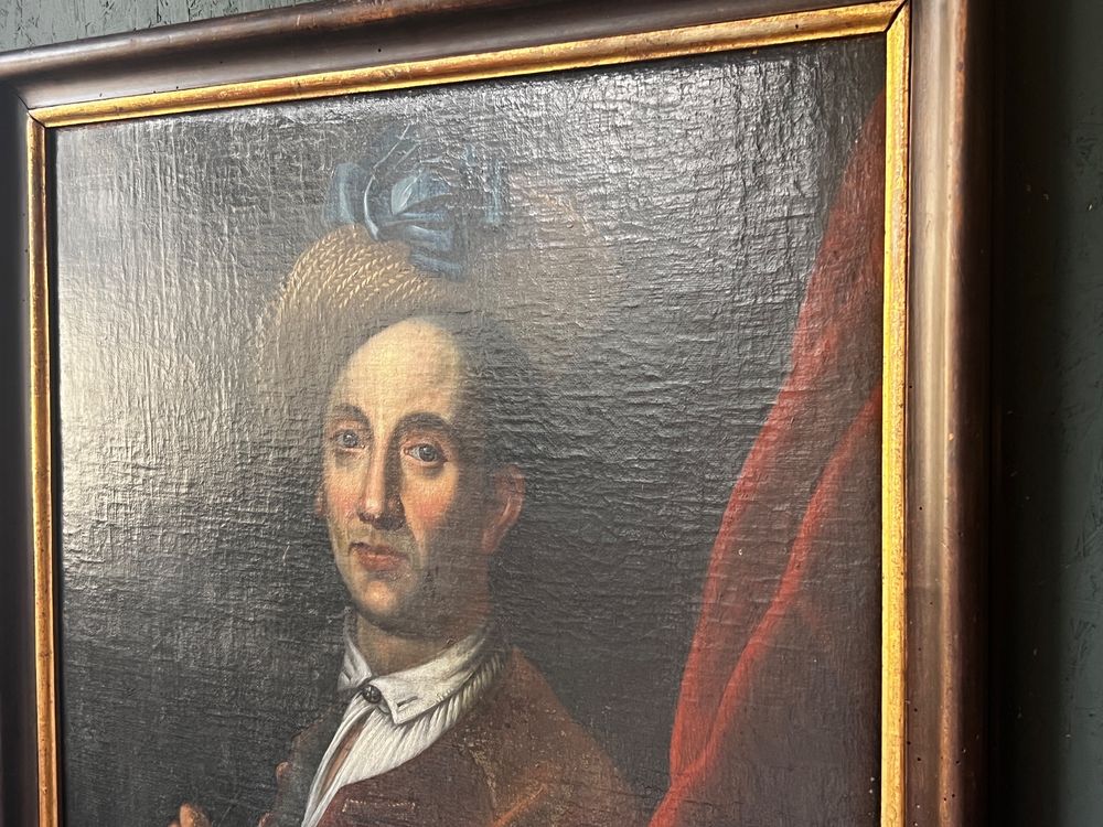 Antiker Ölportrait des Künstlers David Hoyer 1667-1720 (Gebraucht) in ...