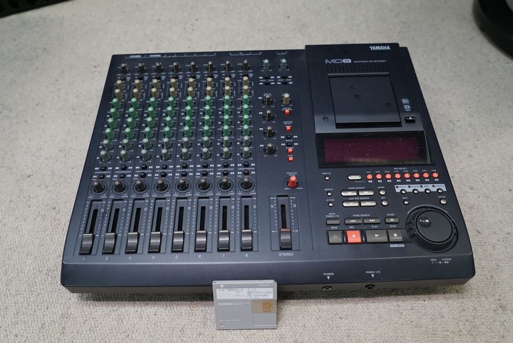 Yamaha Multitrack MD8 Mini Disc Recorder schwarz (Gebraucht) in Ortschwaben für CHF 120 – nur ...