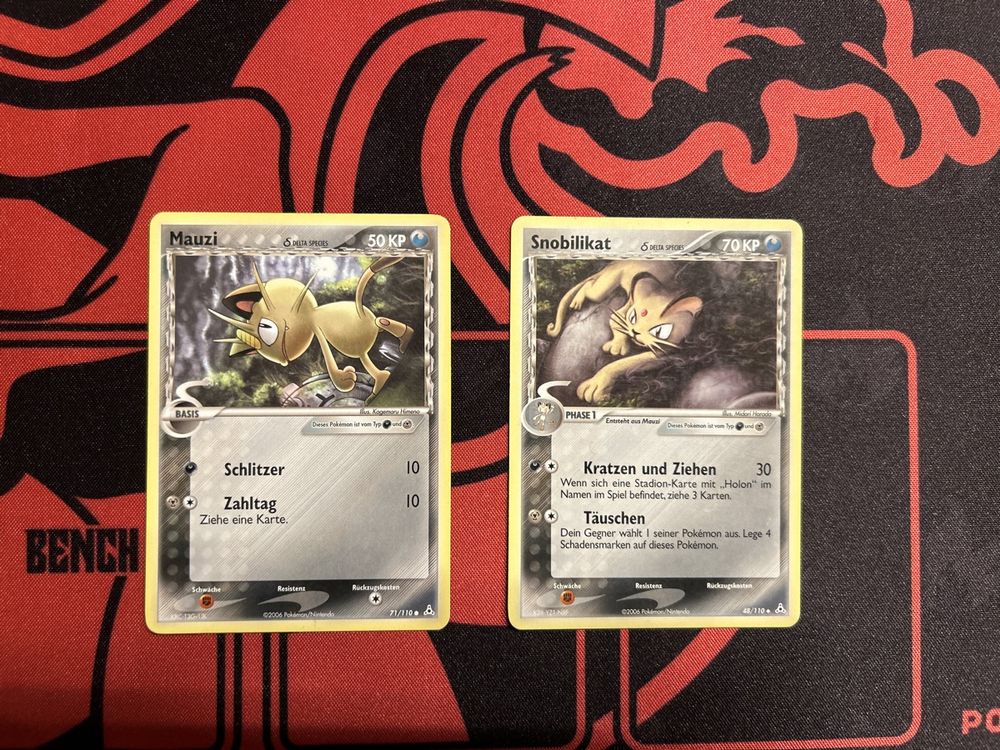 Pokemon Mauzi und Snobilikat Delta Species Sammelkarten (Gebraucht) in ...