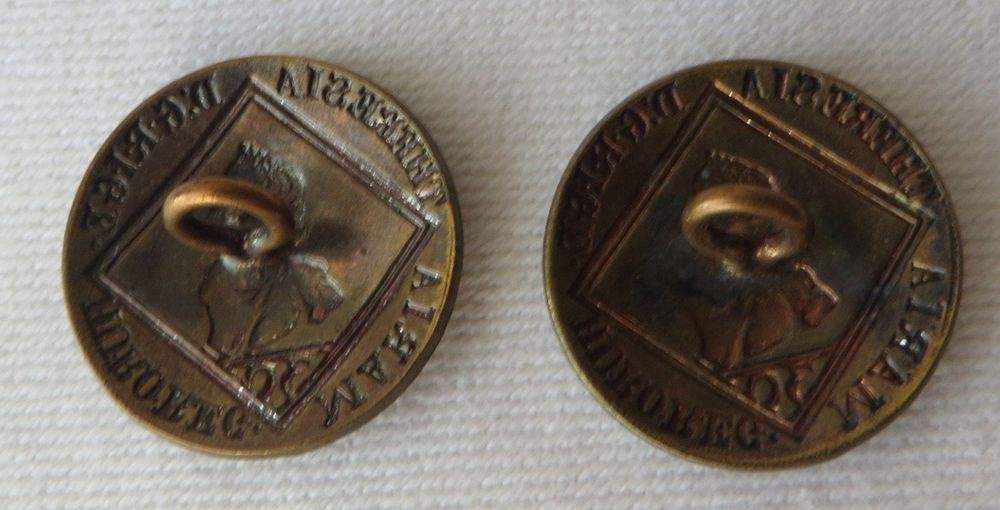 2 ANTIKE UNIFORM-KNÖPFE, KAISERIN MARIA THERESIA 30, KNOPF (Gebraucht ...