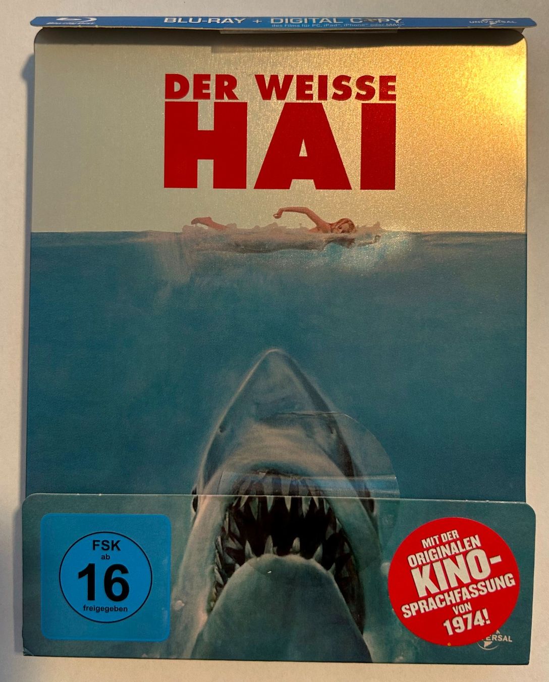 Der Weisse Hai (Blu-ray / Limited Steelbook) Deutsch (Gebraucht) in ...